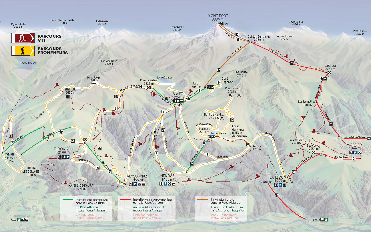 Forfait Ski Thyon 4 Vallées - Les Collons - Thyon - Thyon 2000 ...